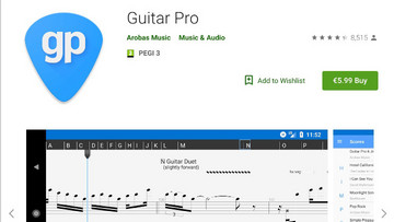 Guitar Pro mobile app for iOS and Android
